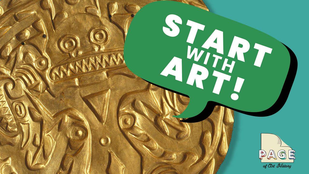 START WITH ART: Plaque with Crocodile Deity