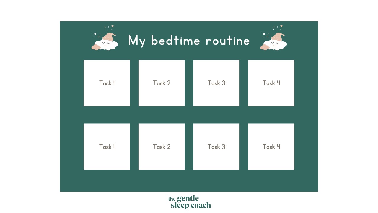 Toddler Visual Bedtime Routine Chart Sign Up