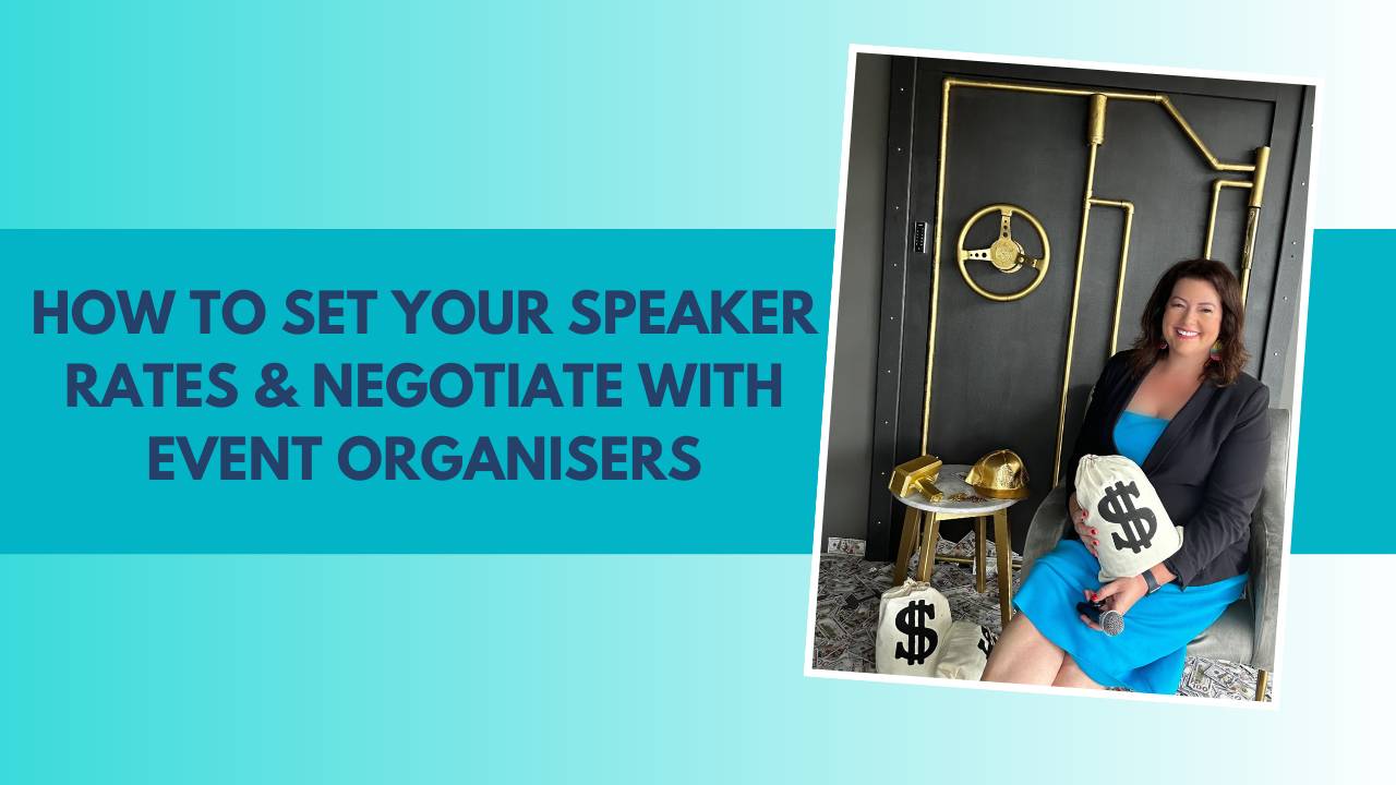 How to Set Your Speaker Rates and Negotiate with Event Organisers