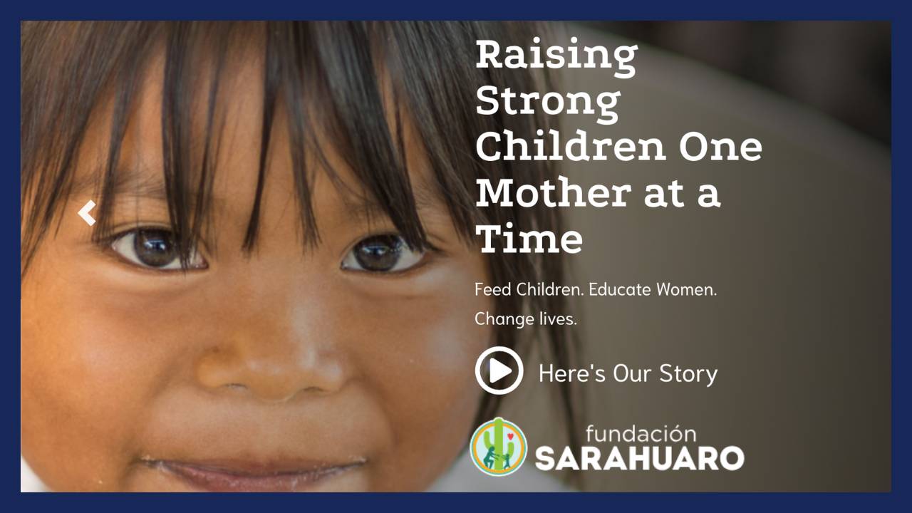 MoXi's Charity of Choice: Sarahuaro Foundation