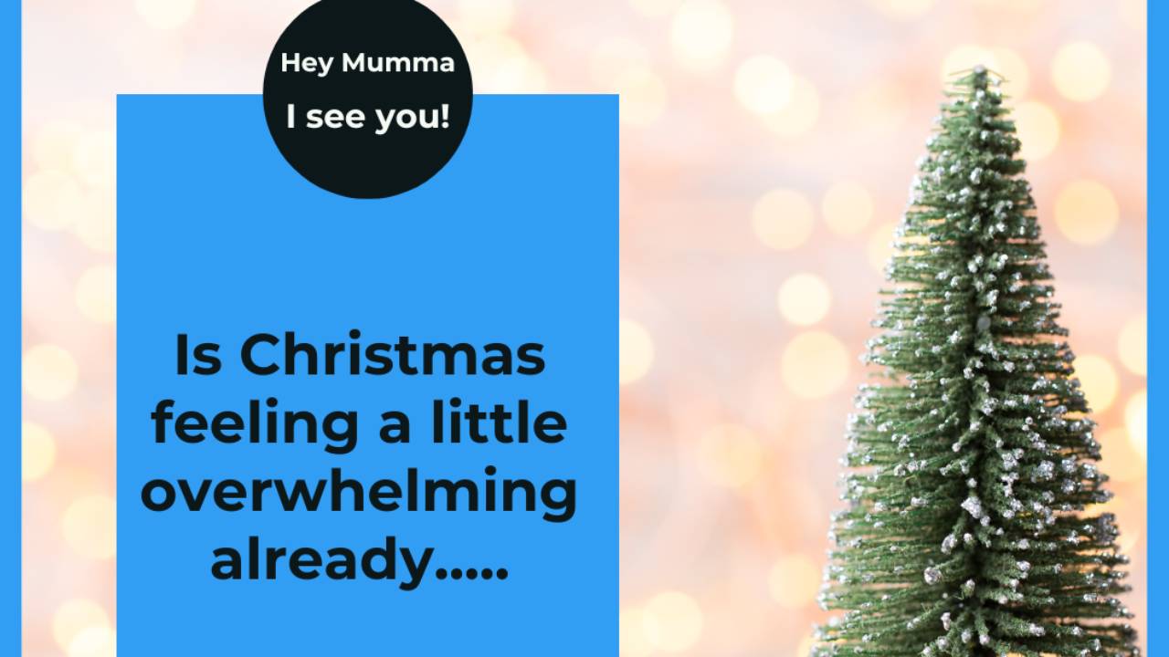 Christmas feeling a little overwhelming already??????