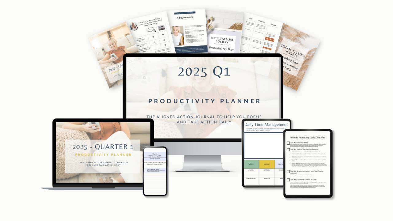 2025 Quarterly Productivity Planner