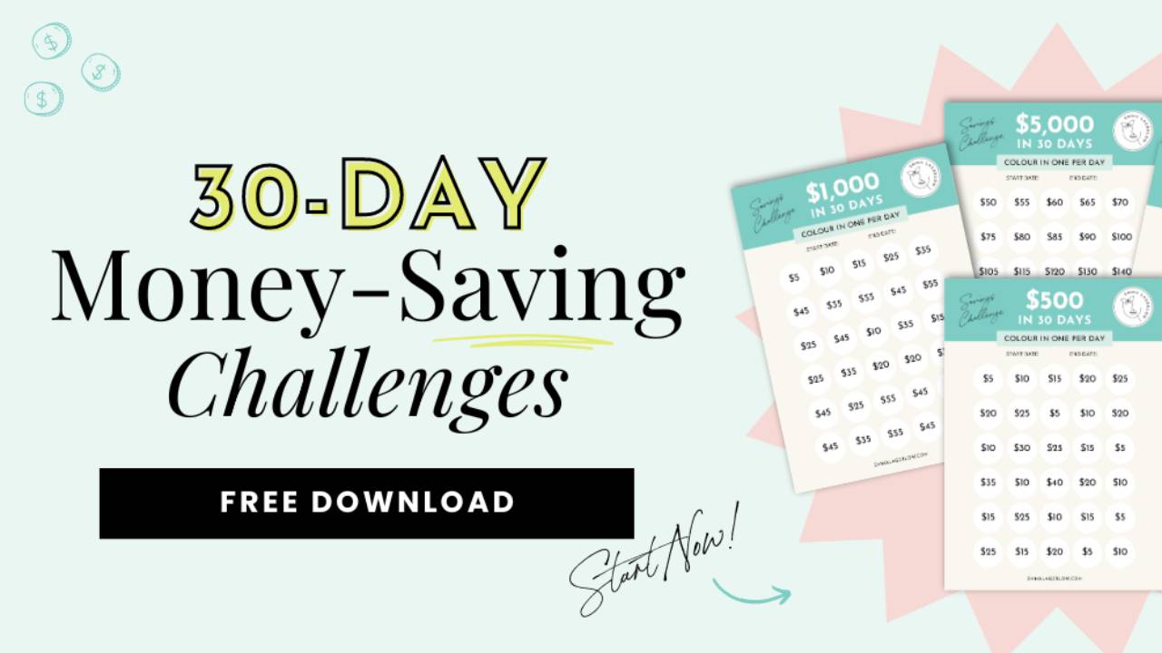 Free 30-Day Money-Saving Challenges