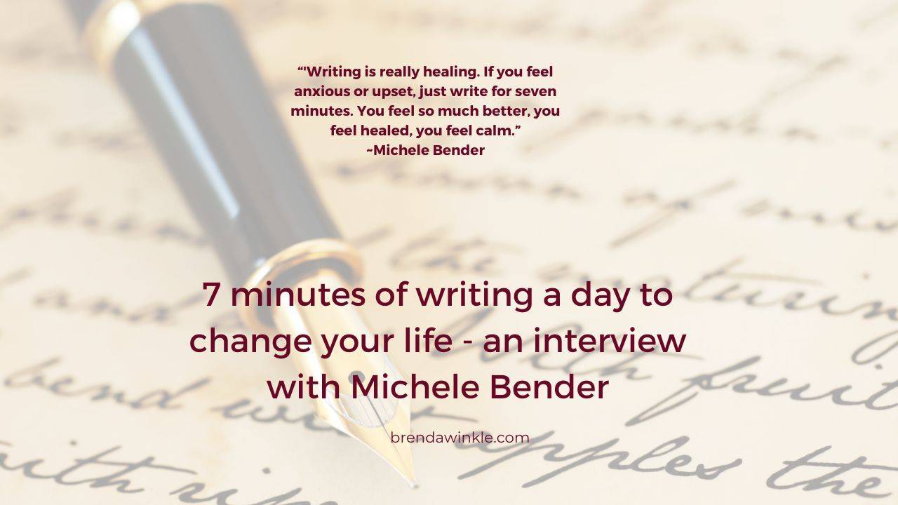 7 minutes of writing a day to change your life - an interview with ...
