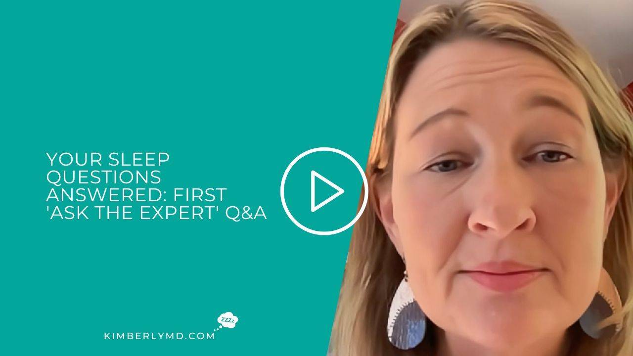 Your Sleep Questions Answered: First 'Ask the Expert' Q&A