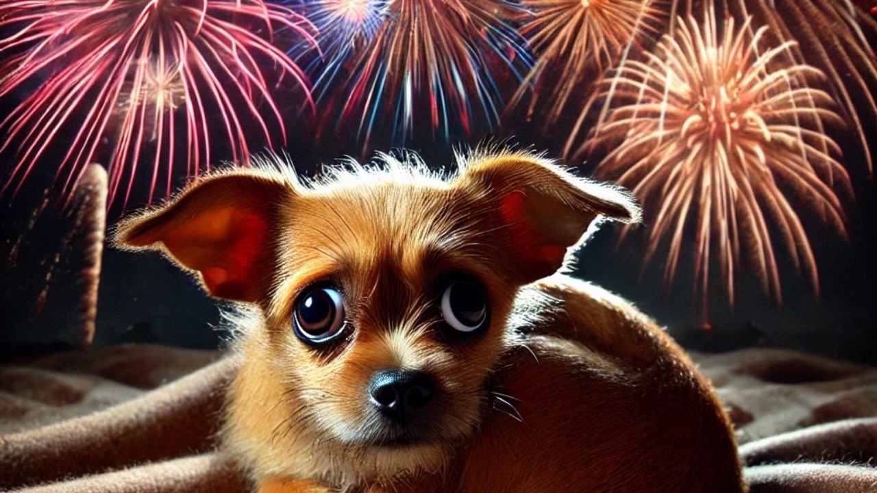 Is your dog terrified of fireworks?