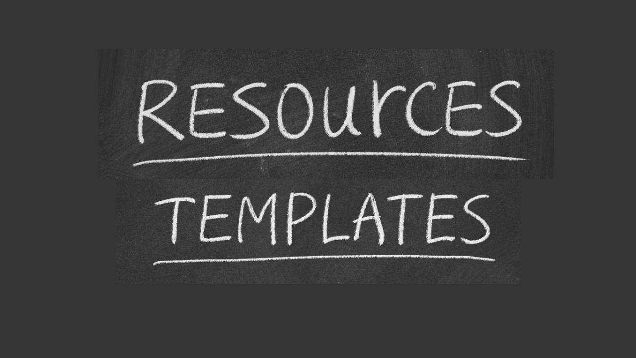 Resources & Templates