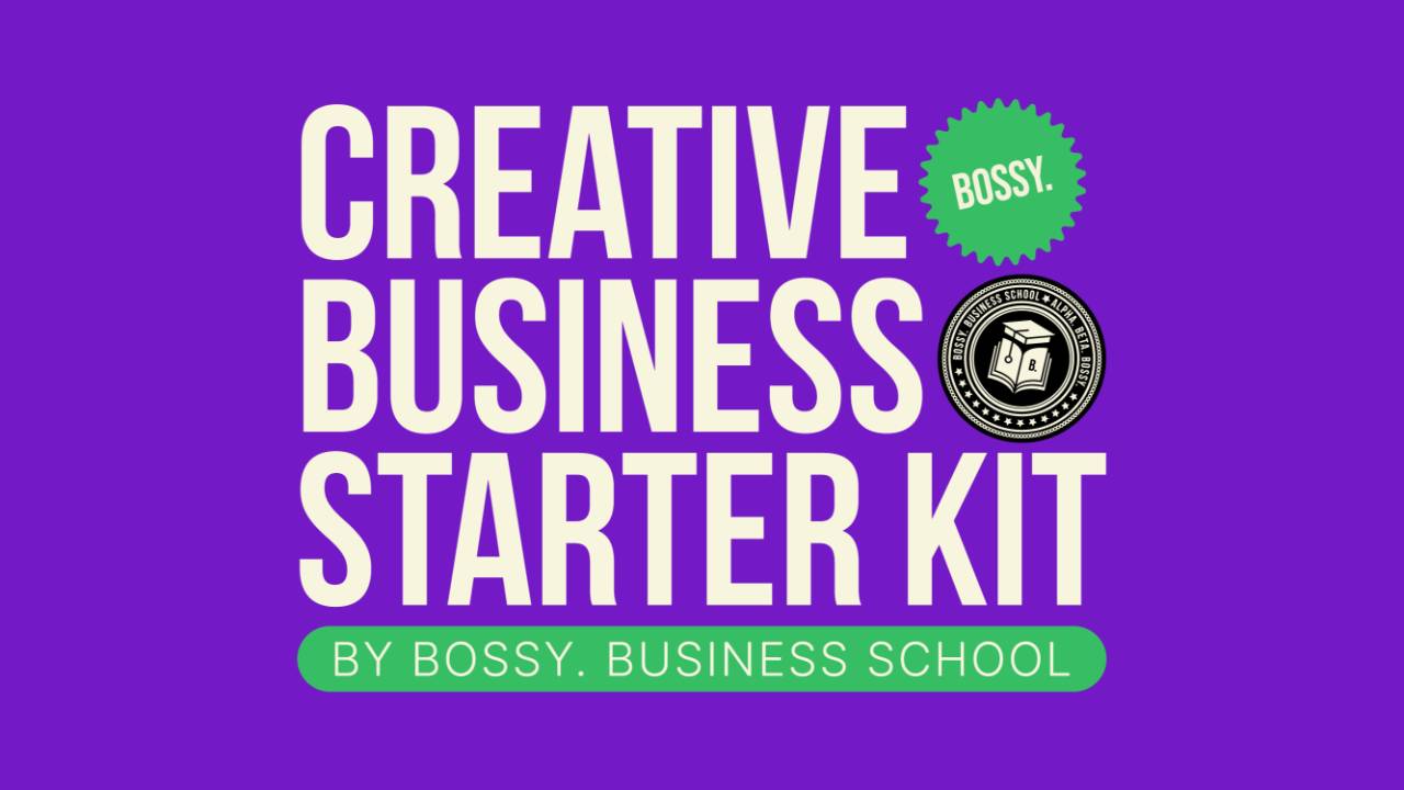 A Creative Business Starter Kit of plug-and-play templates & tools.