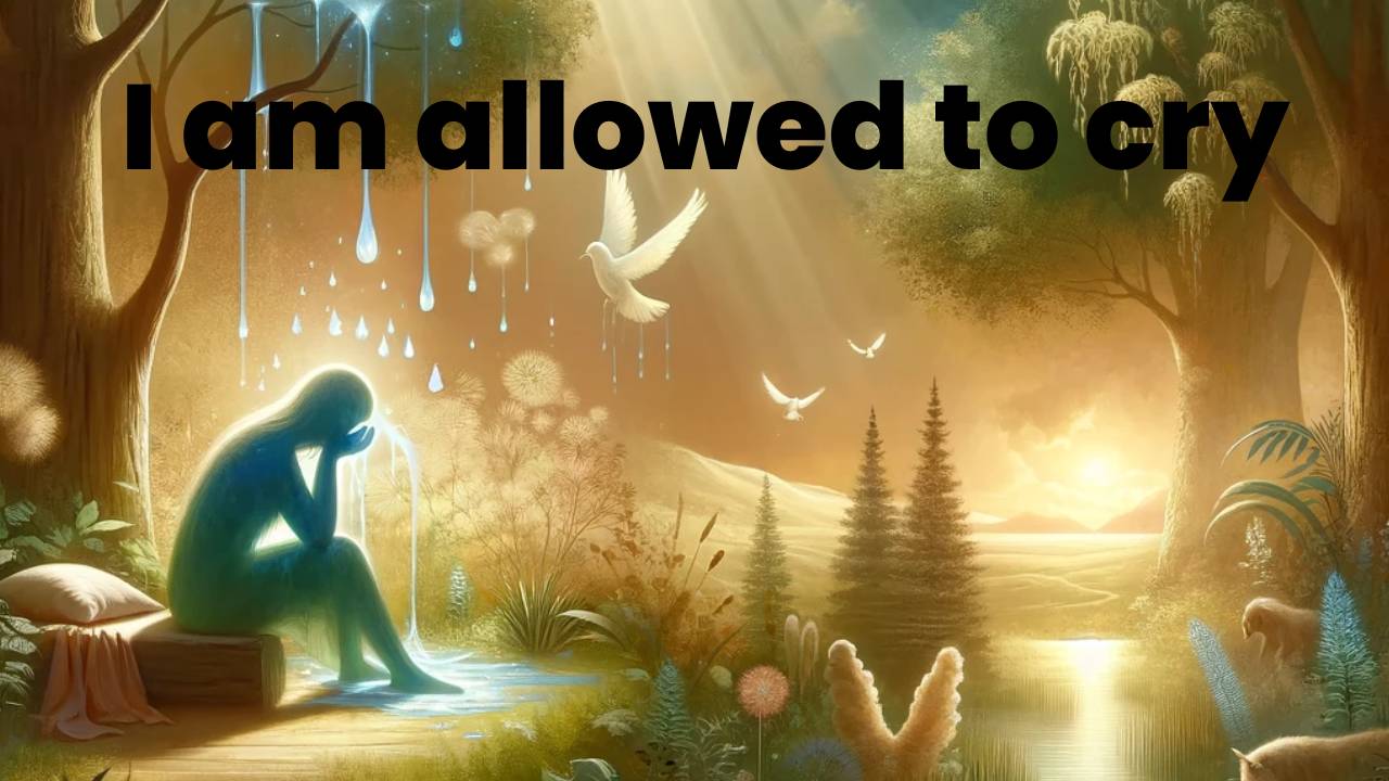 Affirmation: I am Allowed to Cry