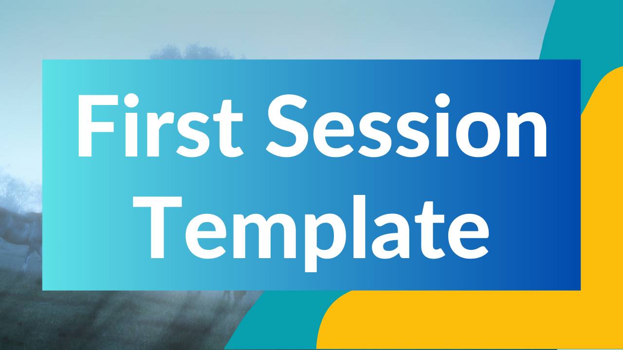 Register for First Session Template