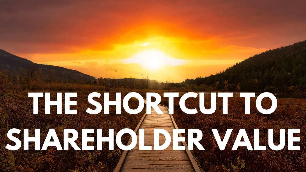 Shareholder Value: The Long Way is the Short Cut