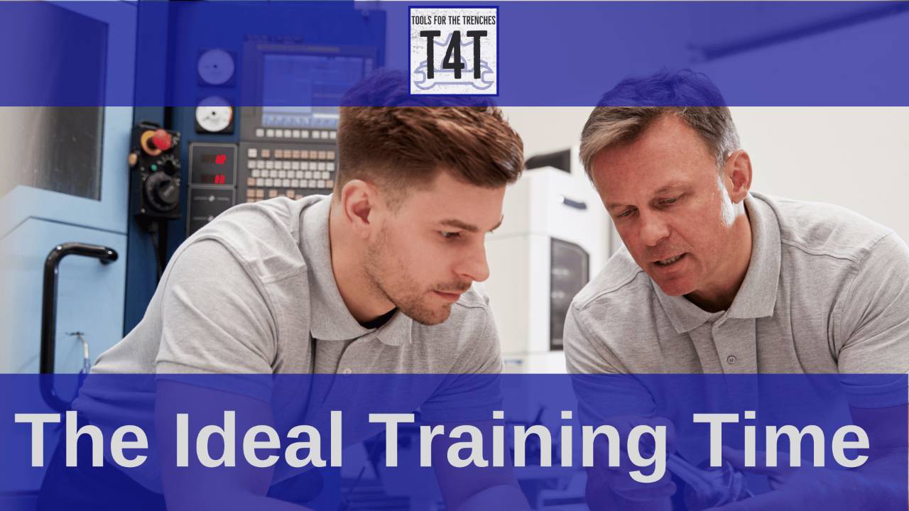 When is the Ideal Time to Train?