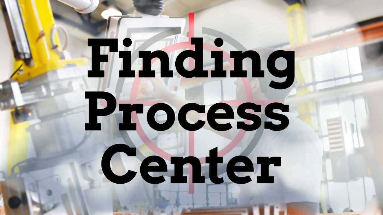 Finding Process Center in the Eye of the Data Storm