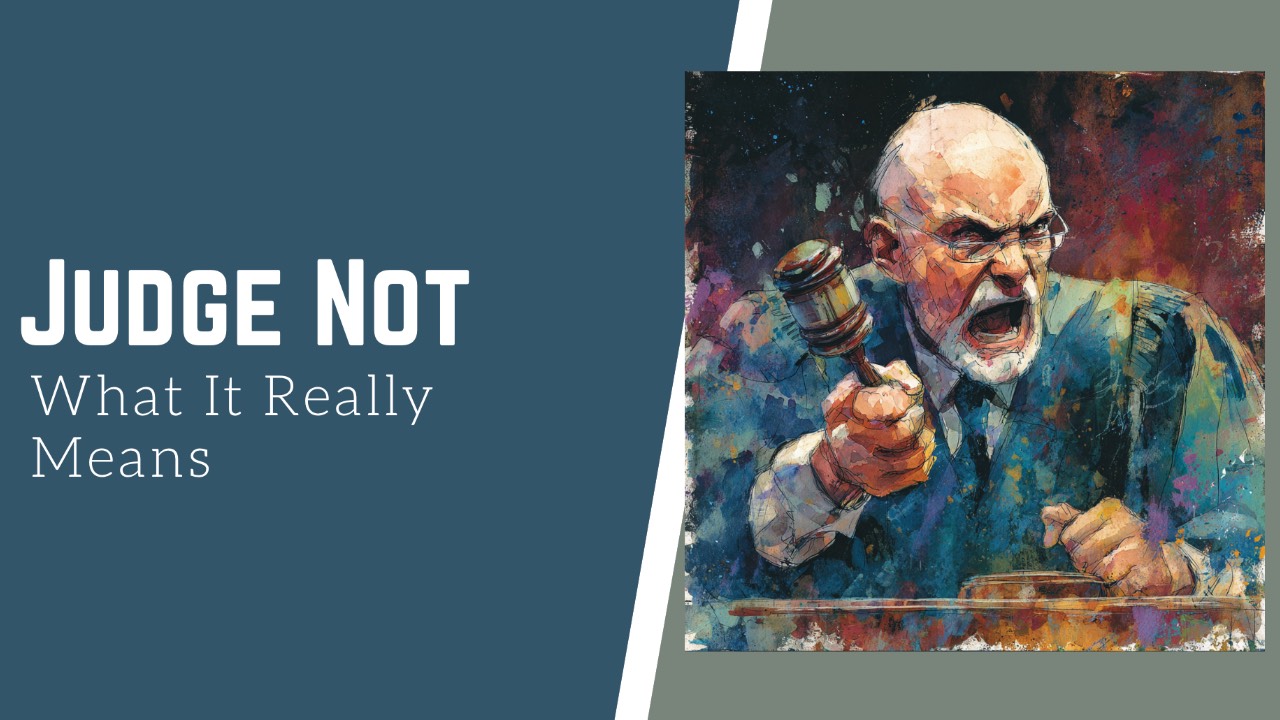 Judge Not: What It Really Means (And What It Doesn’t)