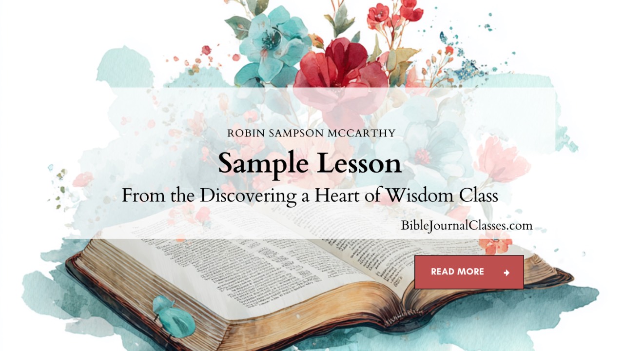 Discovering Wisdom Sample Lesson