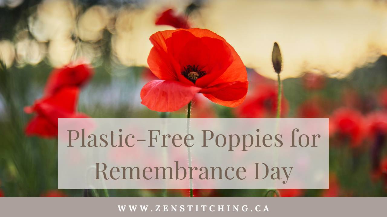 Plastic-Free Poppies for Remembrance Day