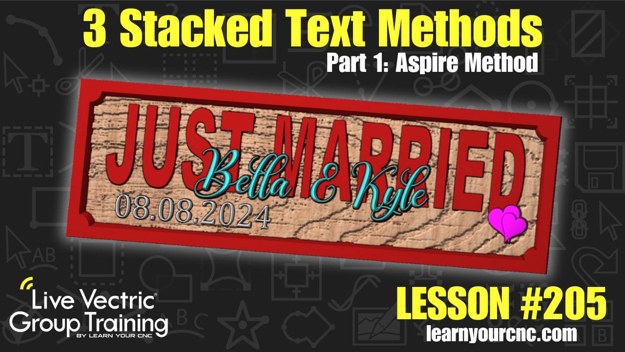 #205: 3 Different Methods for Stacked Text (Part 1)