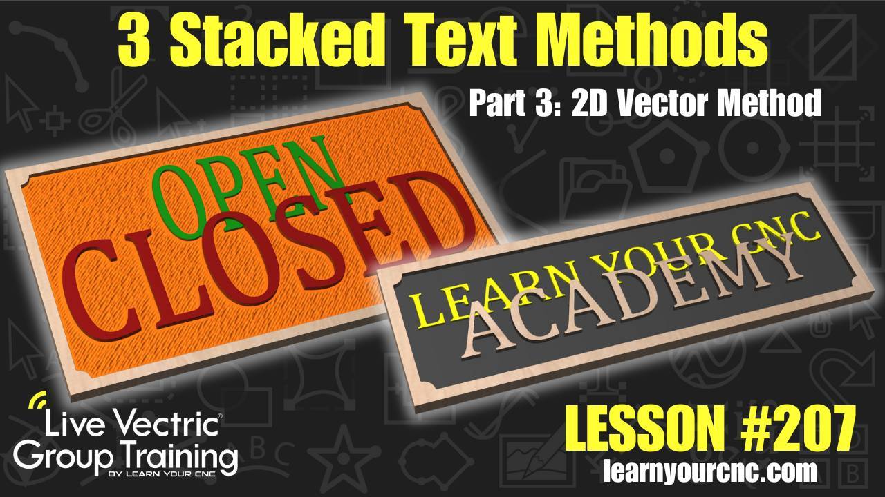 #207: 3 Different Methods for Stacked Text (Part 3)