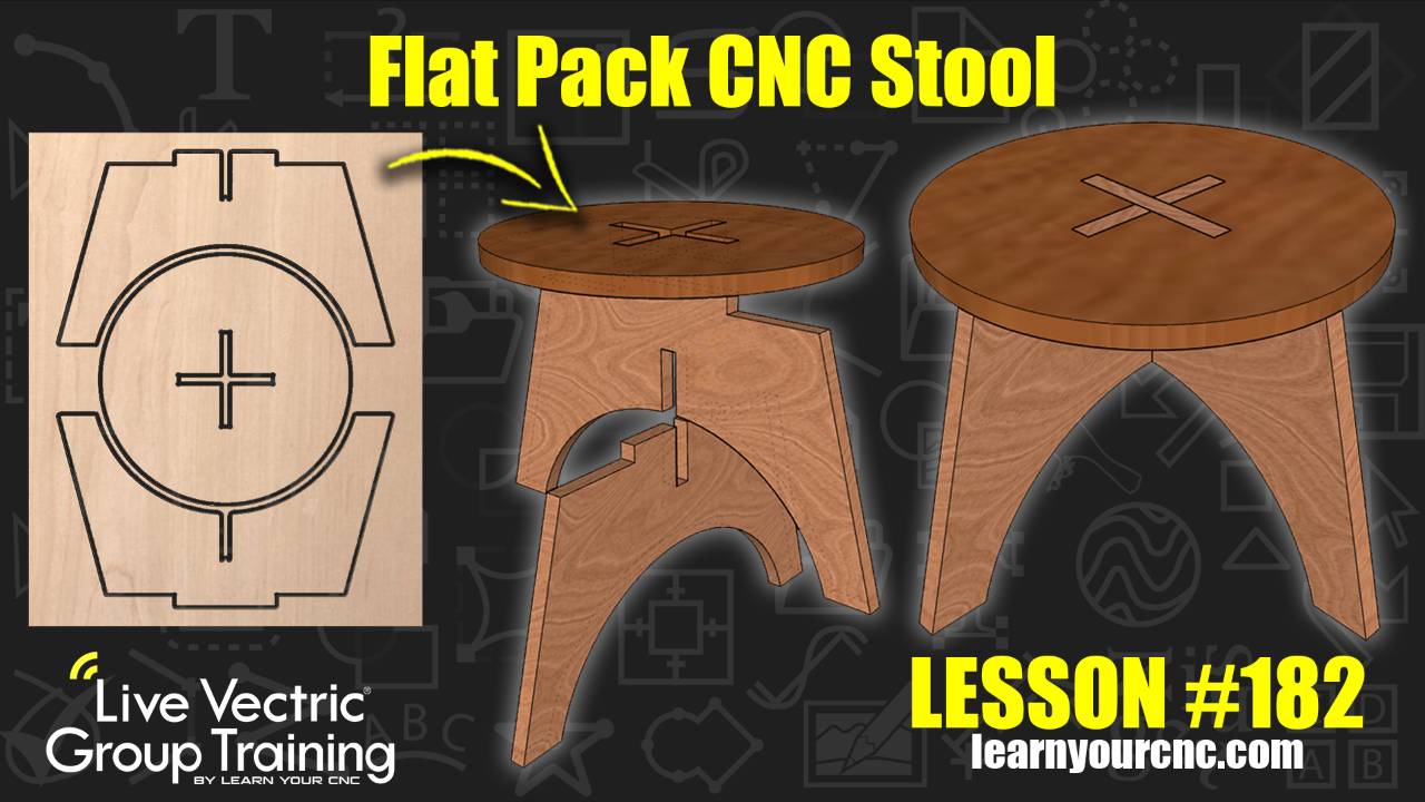 182: Flat Pack CNC Stool