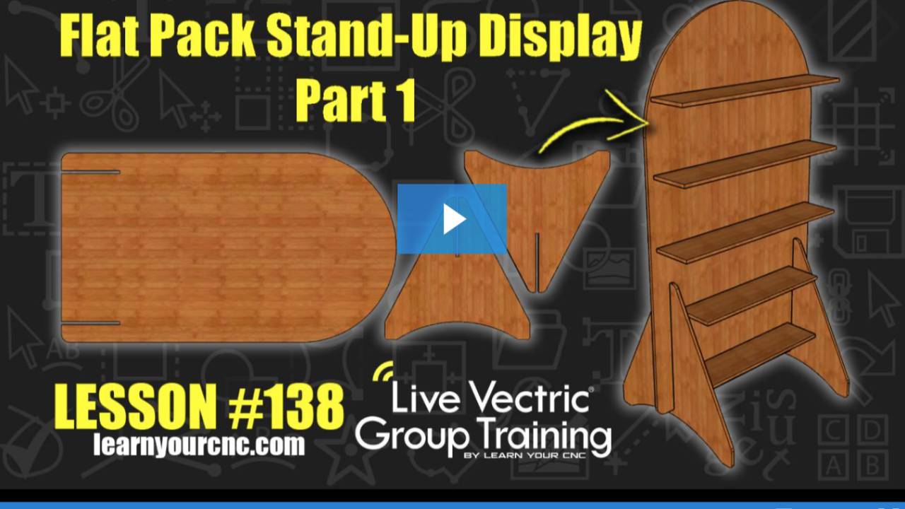 #138: Flat Pack Stand-Up Display Shelf (Part 1)