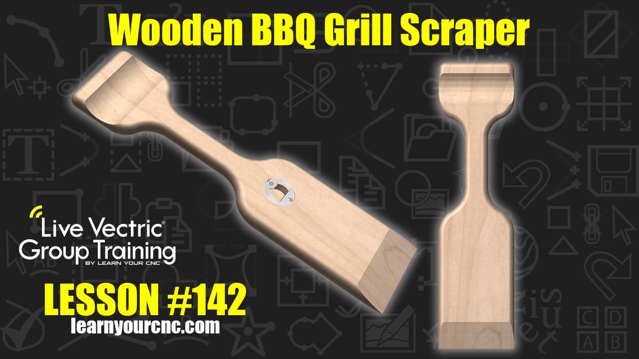 #142: Wooden Grill Scraper