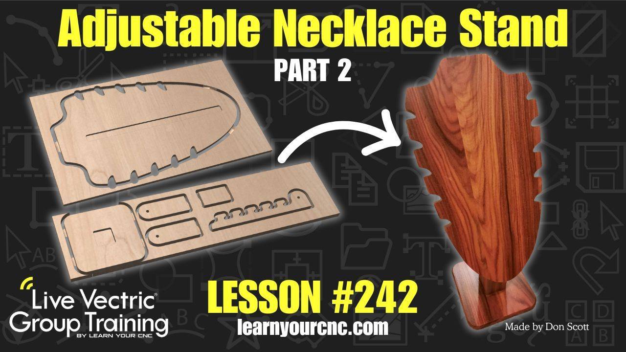 #242: Adjustable Jewelry Necklace Stand (Part 2)