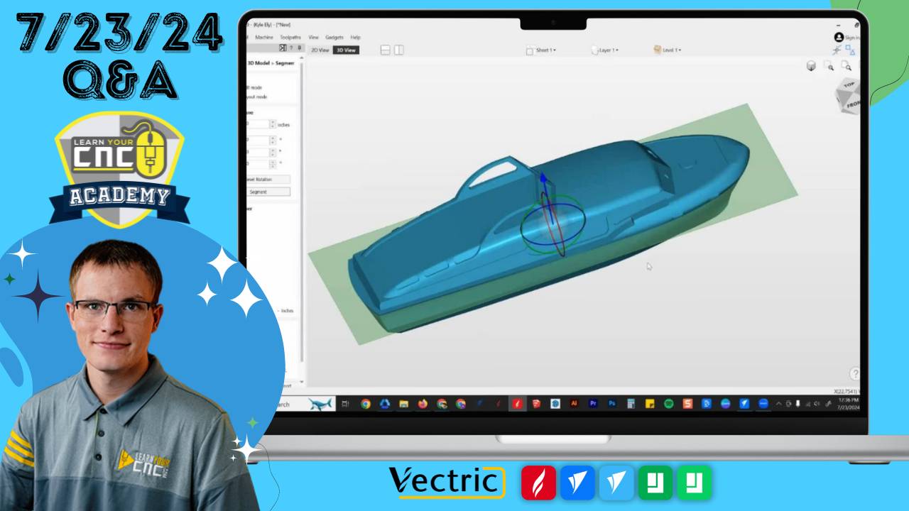 7-23-2024 Q&A: Vectric Software Tips, Engraving Techniques, Custom Tool ...