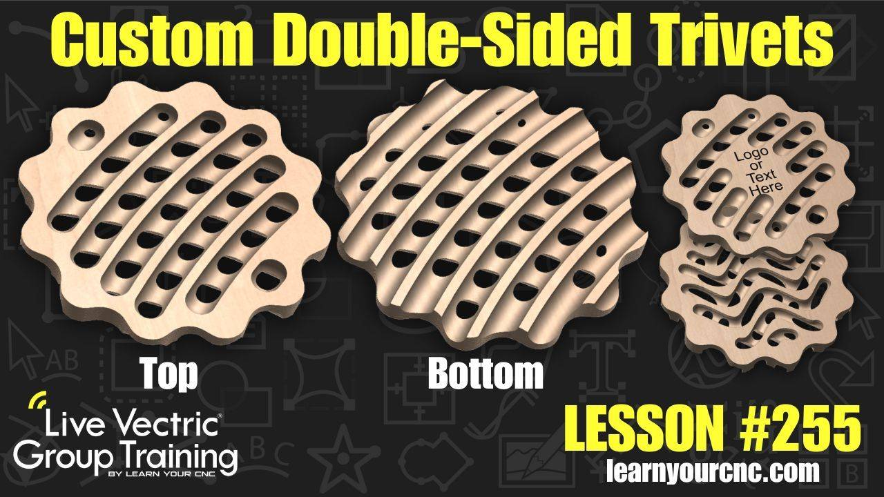 #255: How to Make Custom Trivets in VCarve, Aspire, or Cut2D