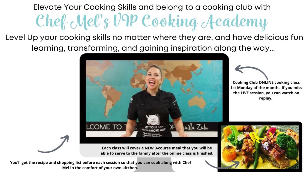 Level UP your COOKING SKILLS VIP Cooking Club first class is FREE