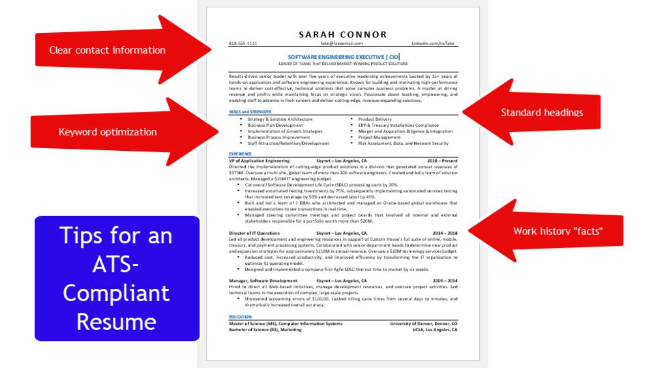 Tips for Writing an ATS-Compliant Resume
