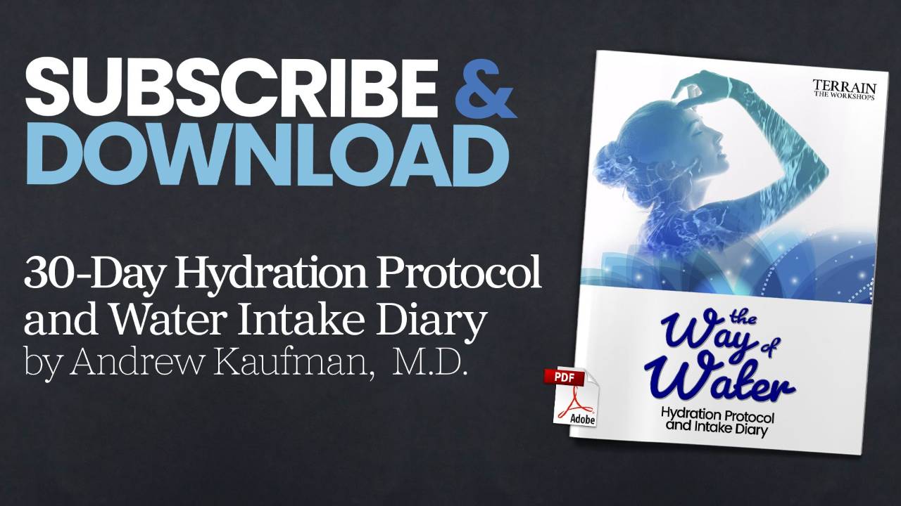 The Way of Water | Hydration Protocol and Water Intake Diary