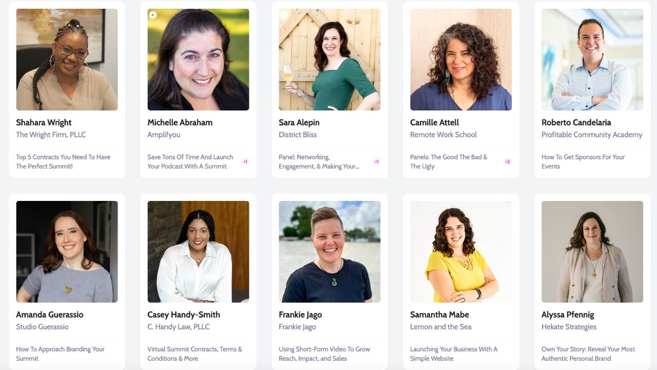 Behind the Scenes Event Recap of Teach Me How To Summit