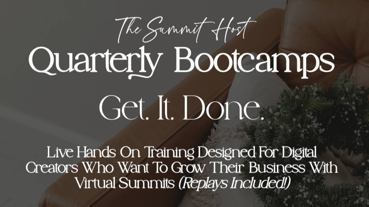 The Summit Host Bootcamp