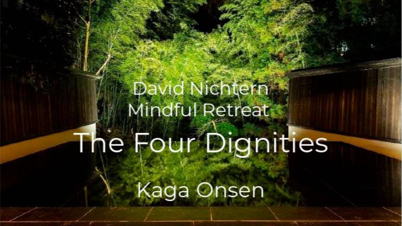 David Nichtern Mindful Retreat 2025 Kaga-Onsen