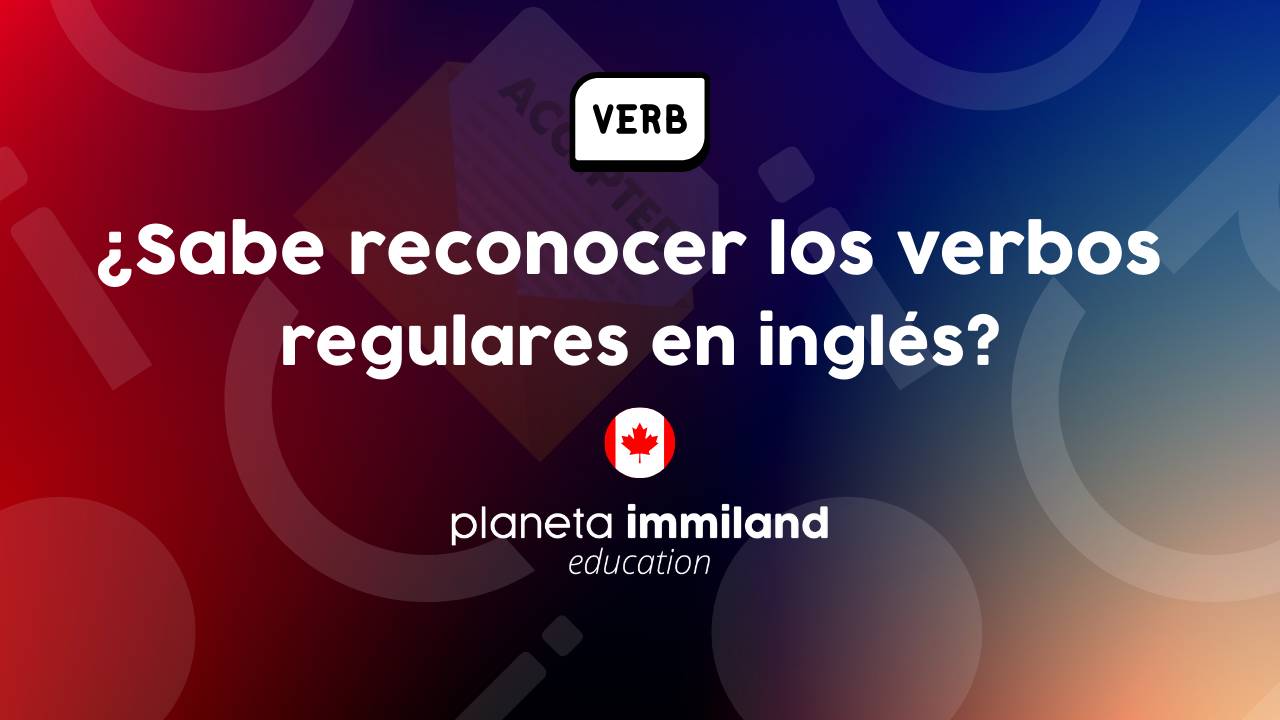 Do you know how to recognize regular verbs in English?