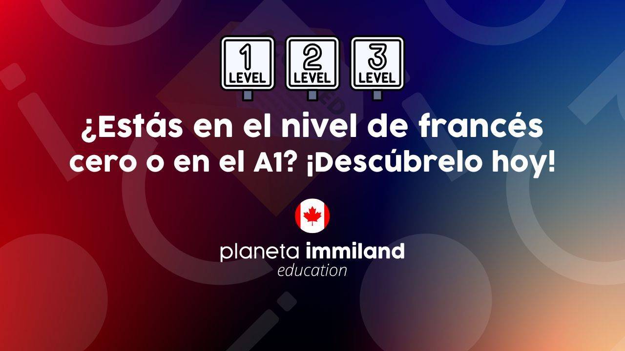 ¿Estás en el nivel de francés cero o en el A1? ¡Descúbrelo hoy!