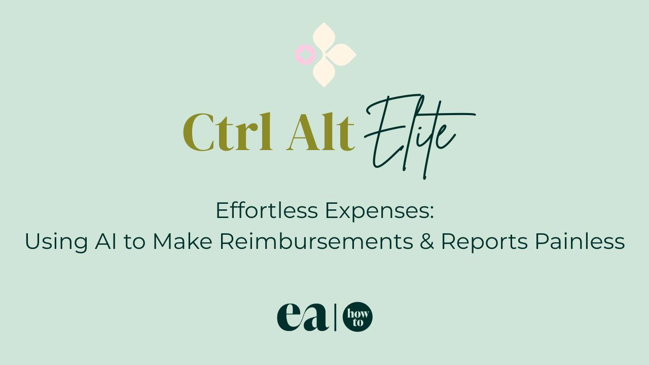 CTRL ALT ELITE: Ultimate tech tutorials for Executive Assistants