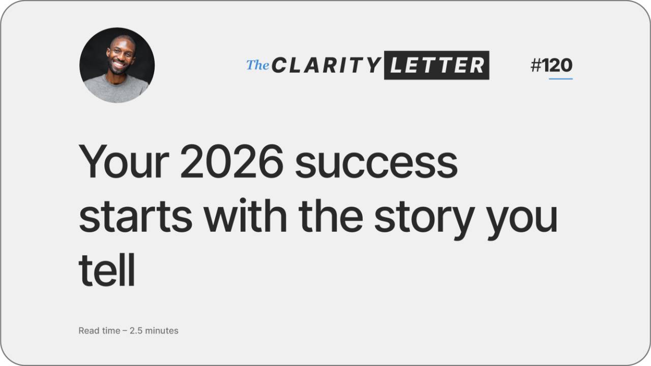 Your 2026 success starts with the story you tell