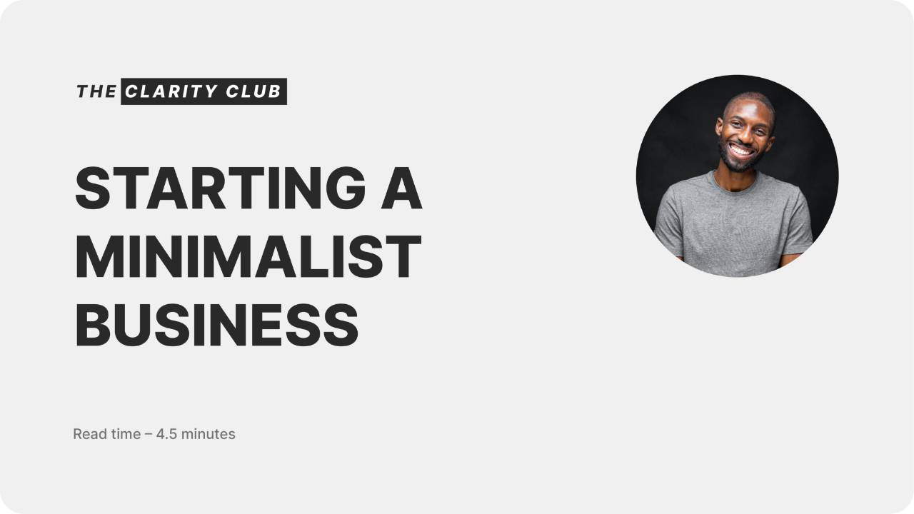 Why You Should Consider Starting A Business | The Clarity Club