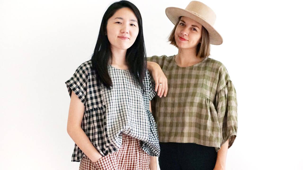 Collage Gather Top PDF Sewing Pattern