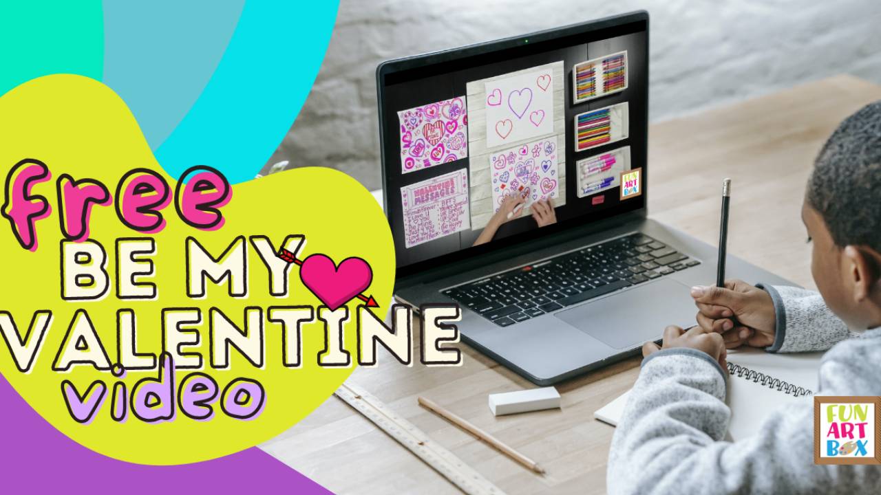 Free Be My Valentine Art Lesson