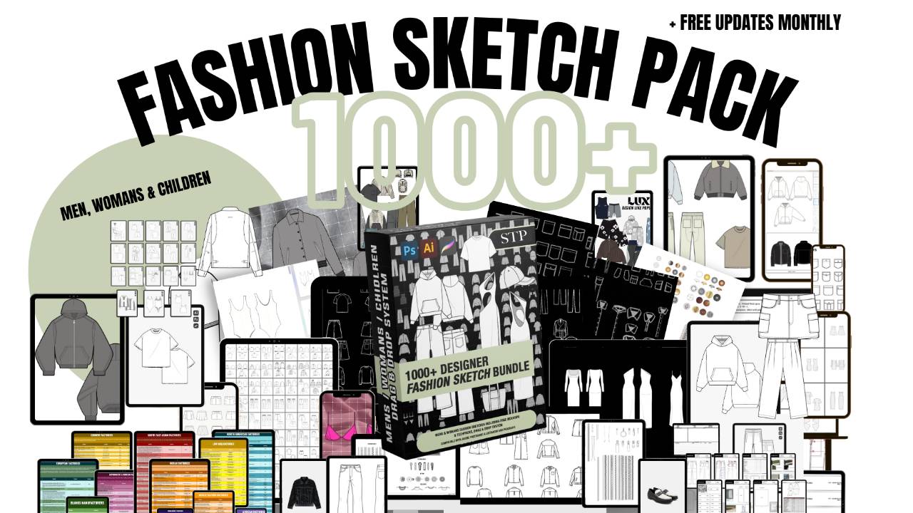 Fashion Sketch Bundle