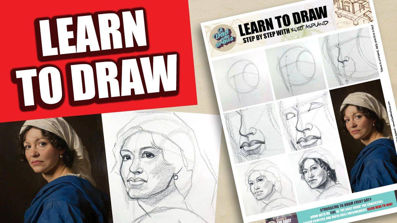 Free Portrait Drawing Guide – Learn Accurate Proportions & Shading