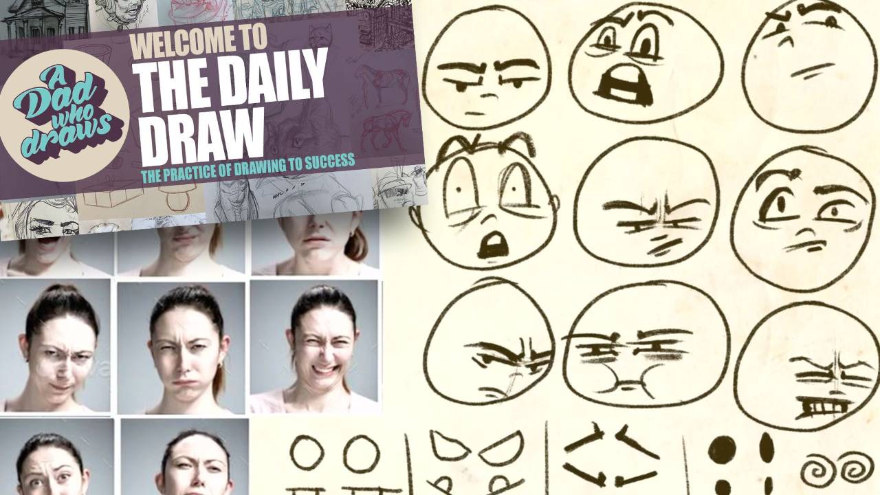 Draw a Face with Expression – Free Sample Daily Draw Lesson