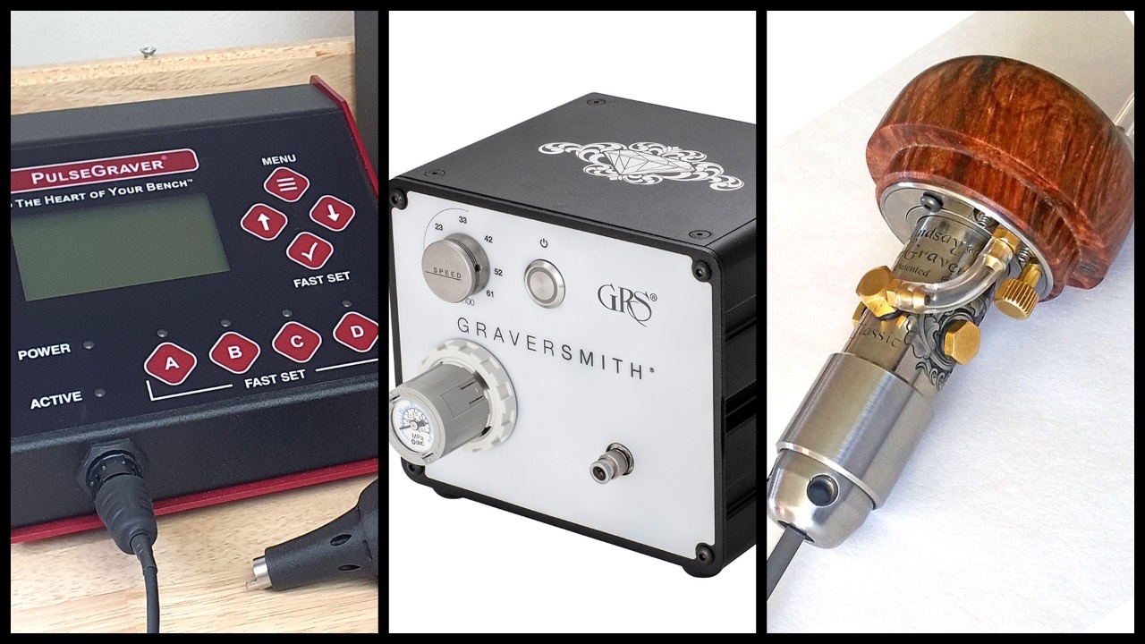 Comparison of powered gravers for stonesetting