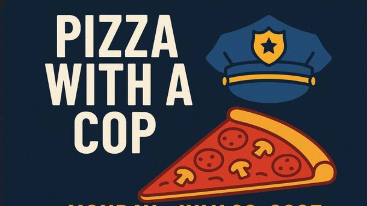 Harrison Police Host 3rd. Pizza With A Cop Event on Mon. July 28, 2025