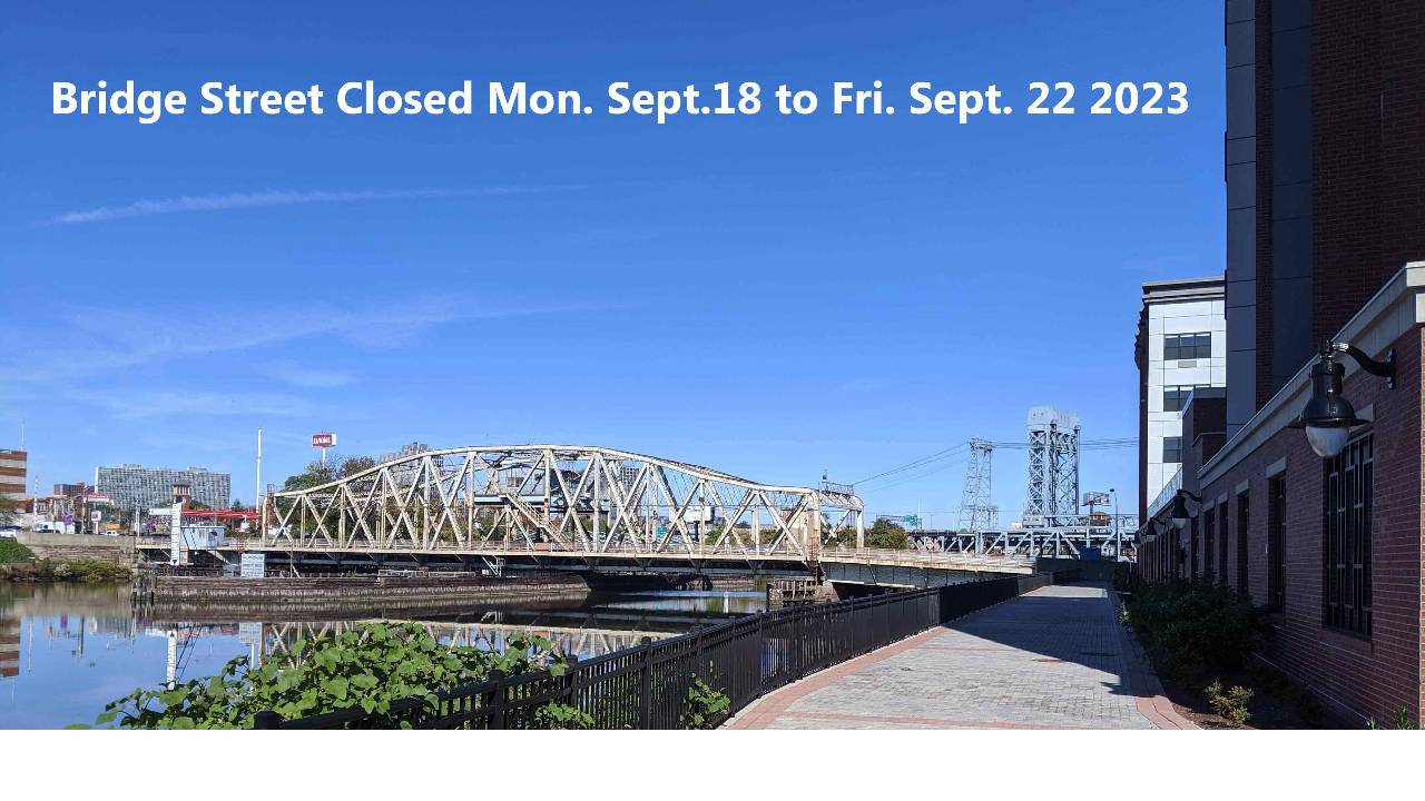 Bridge Street Bridge Closed Week of September 18, 2023