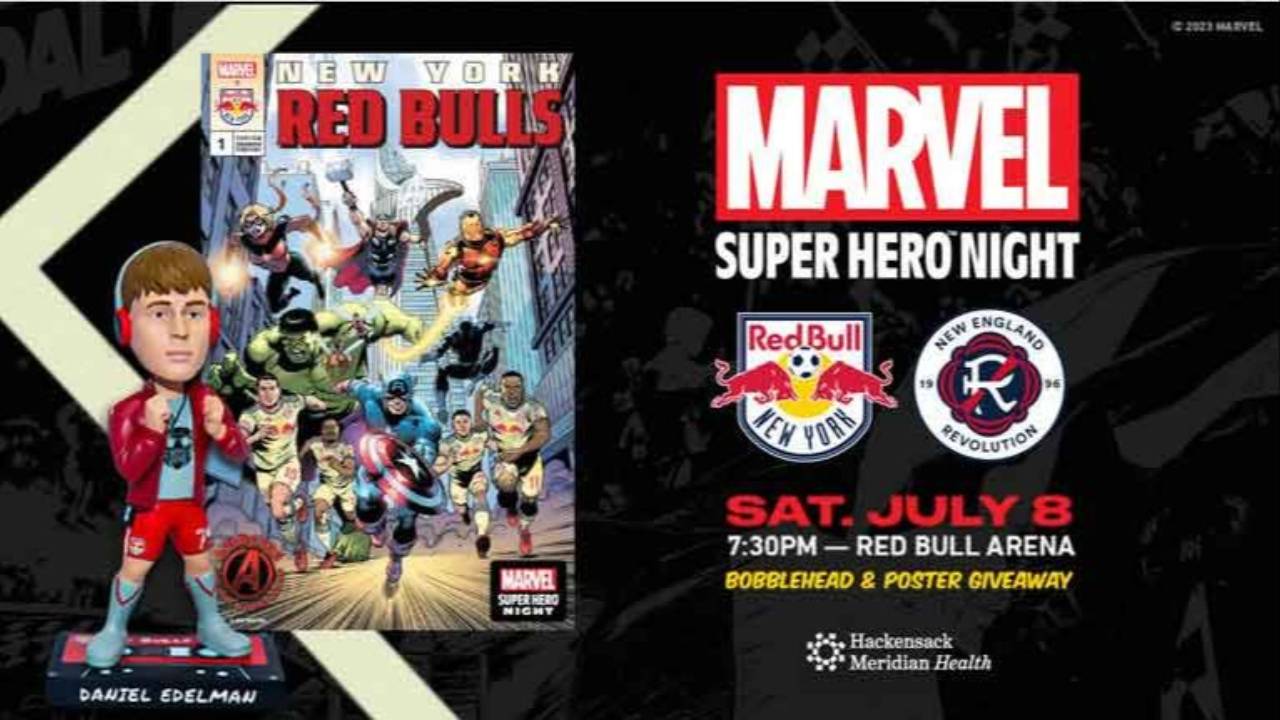 Marvel Night Fundraiser at Red Bull v New England Revolution