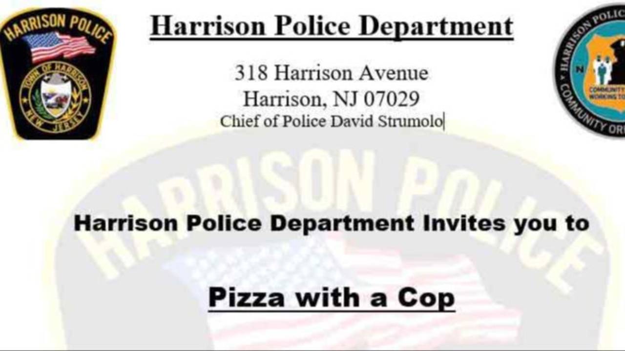 Harrison Police Host 2nd Pizza With A Cop Event Mon. Jul.29, 2024