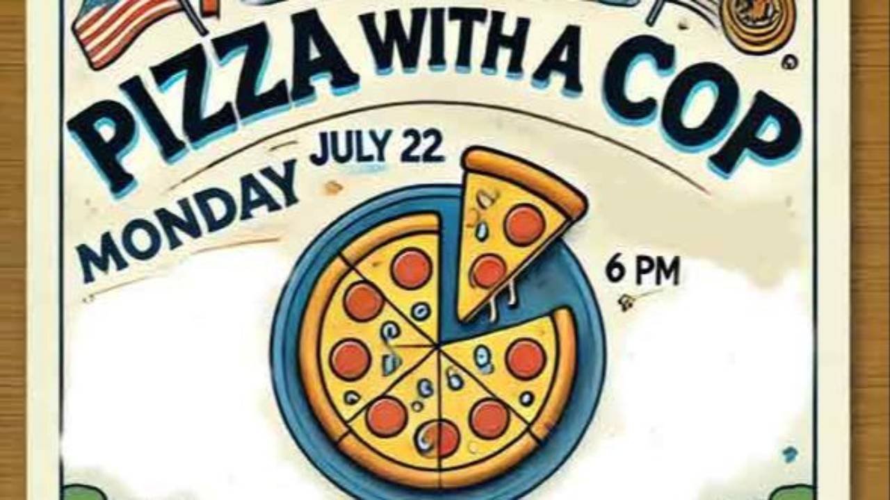Harrison Police Community Policing Pizza With A Cop Mon. July 22, 2024